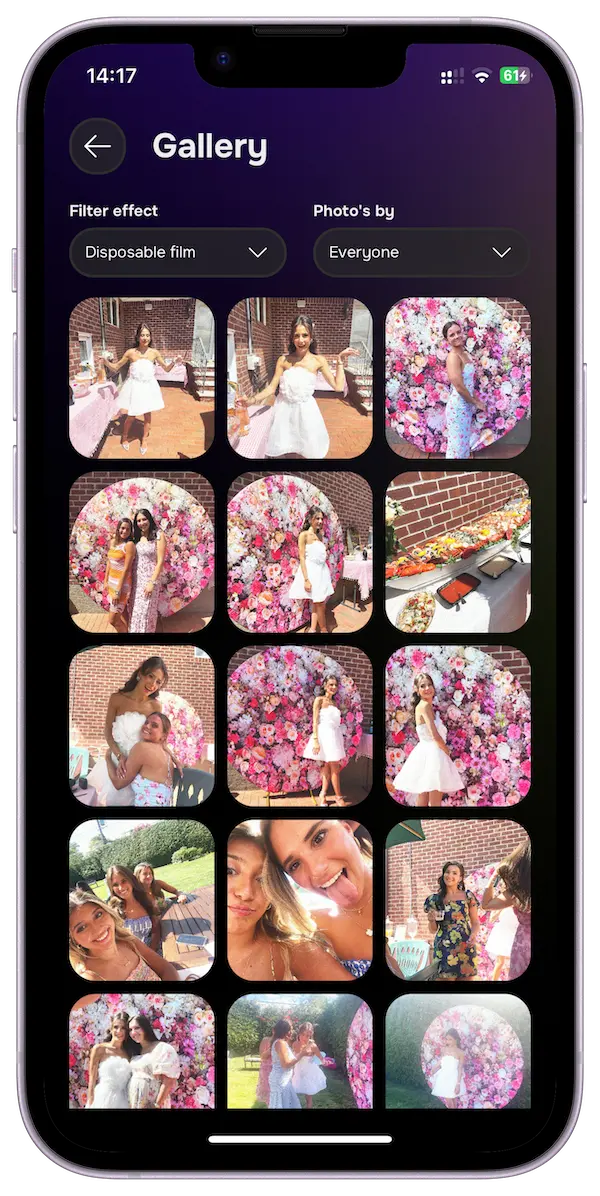 Lense - Disposable Camera App for Events